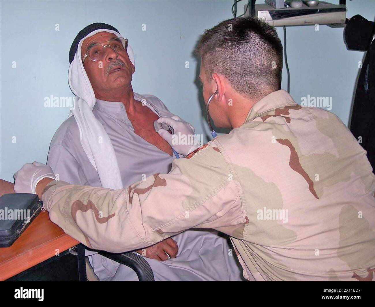 Original Caption: On June 9, 2004 Dahman, a doctor with C Company ...