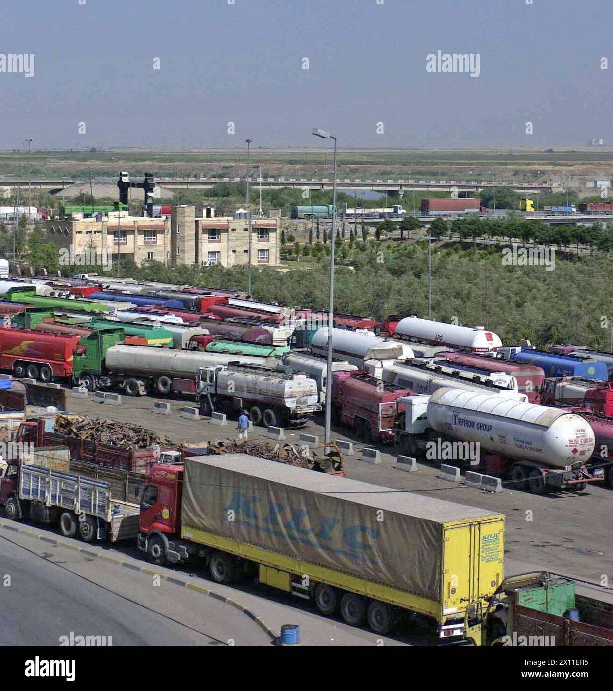 On any given day, due to sheer numbers, trucks can be seen lined up for ...