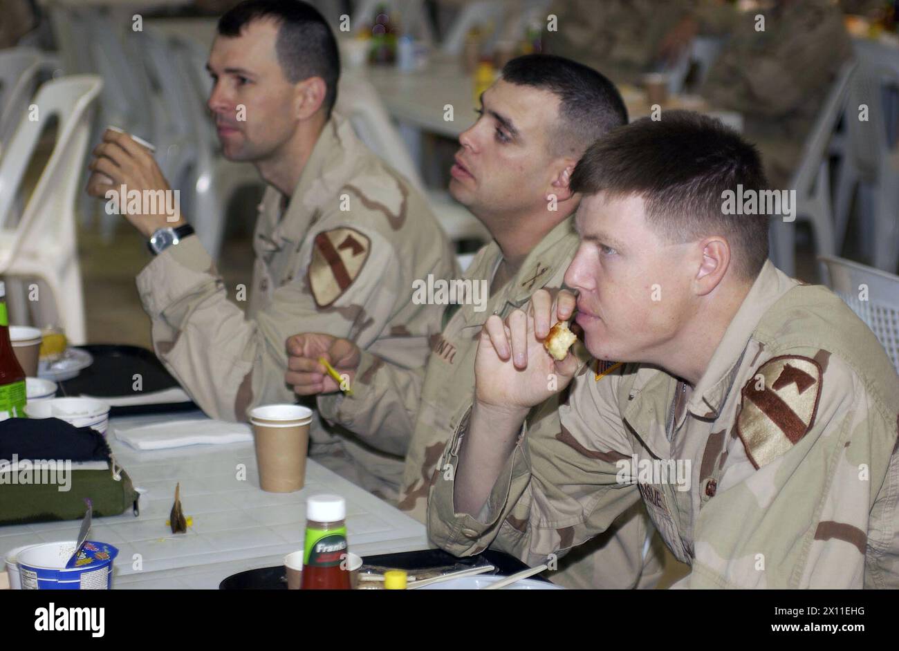 Troopers of 4th Brigade Combat Team, 1st Cavalry Division relax ...