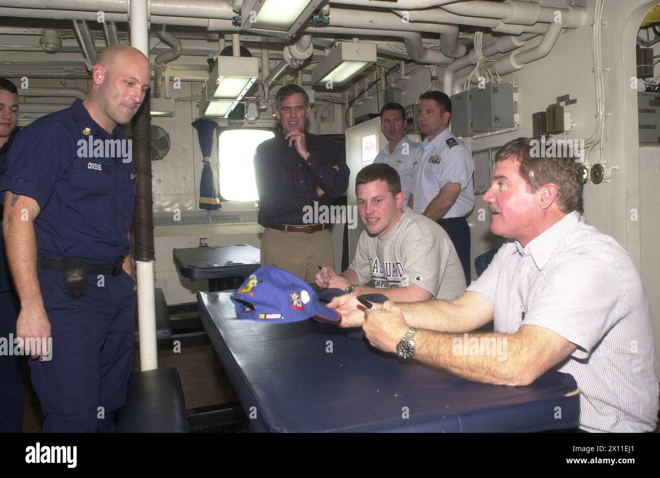 CHARLESTON, S.C. (Jan. 21, 2004) Petty Officer Micah Owens, asks Terry ...
