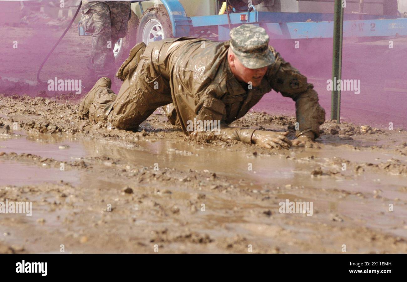 Original Caption: Spc. Ryan McCarty, human resources sergeant ...