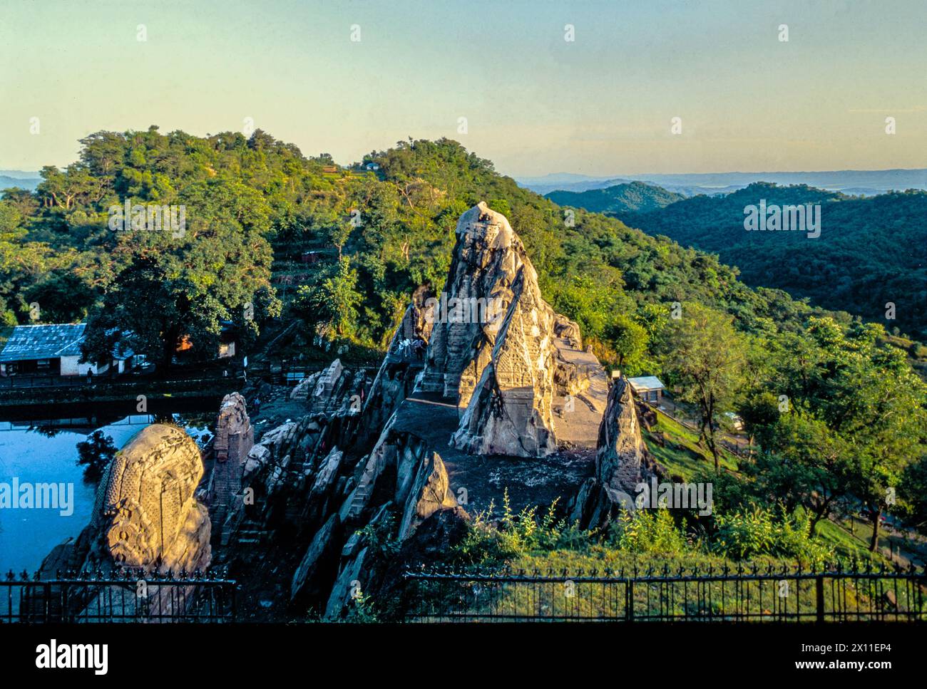 14 Jul 2013 Vintage Old Photo of Masroor Rock-cut Temples at Masrur ...