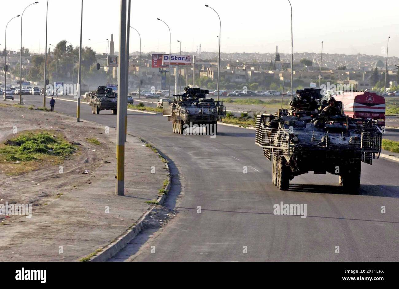 Platoon of stryker vehicles hi-res stock photography and images - Alamy