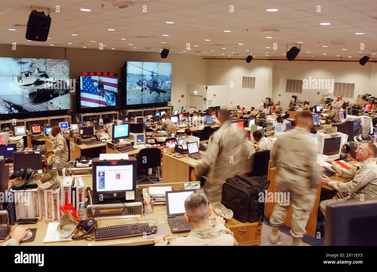 Coalition operations and intelligence center hi-res stock photography ...
