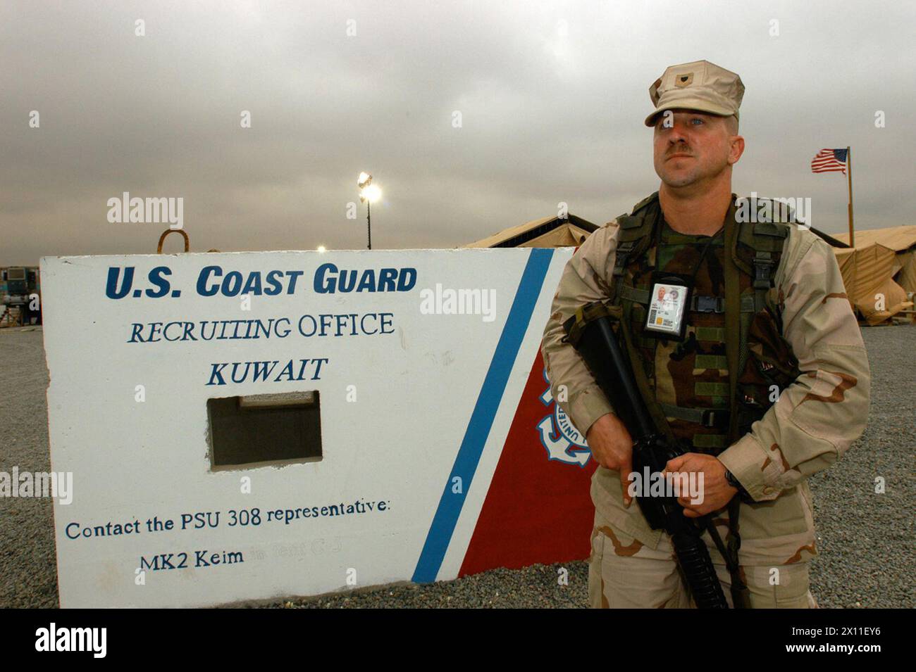 ASH SHUAIBA, Kuwait (January 7, 2004)--MK2 Jeff Keim, 35, from York, Pa ...