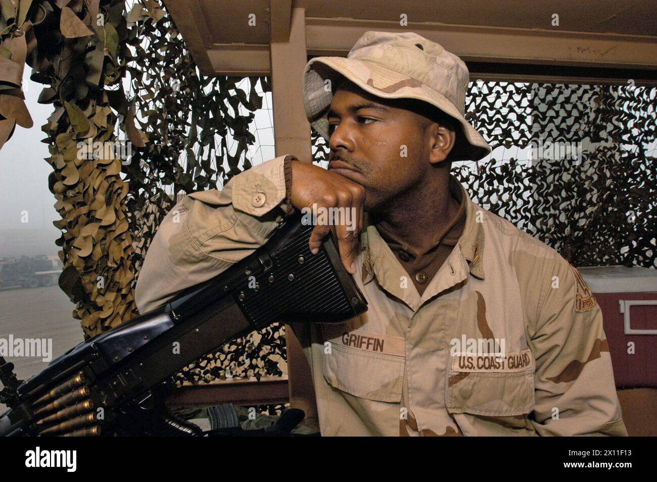 ASH SHUAIBA, Kuwait (January 6, 2004)--PS2 Walter Griffin, 32, from ...