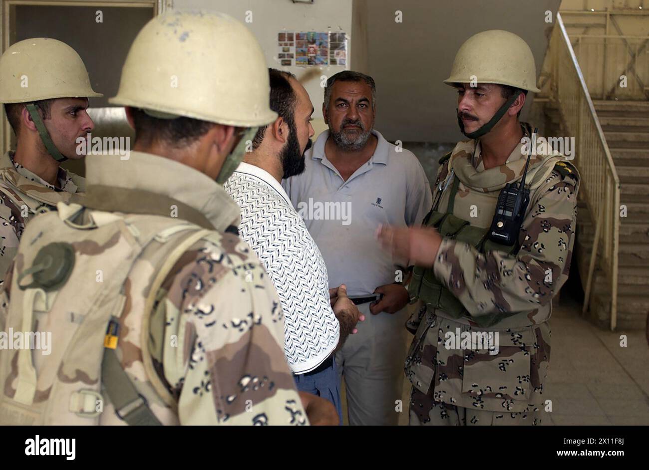 The commander of 2nd Battalion, 1st Iraqi Intervention Forces, speaks ...
