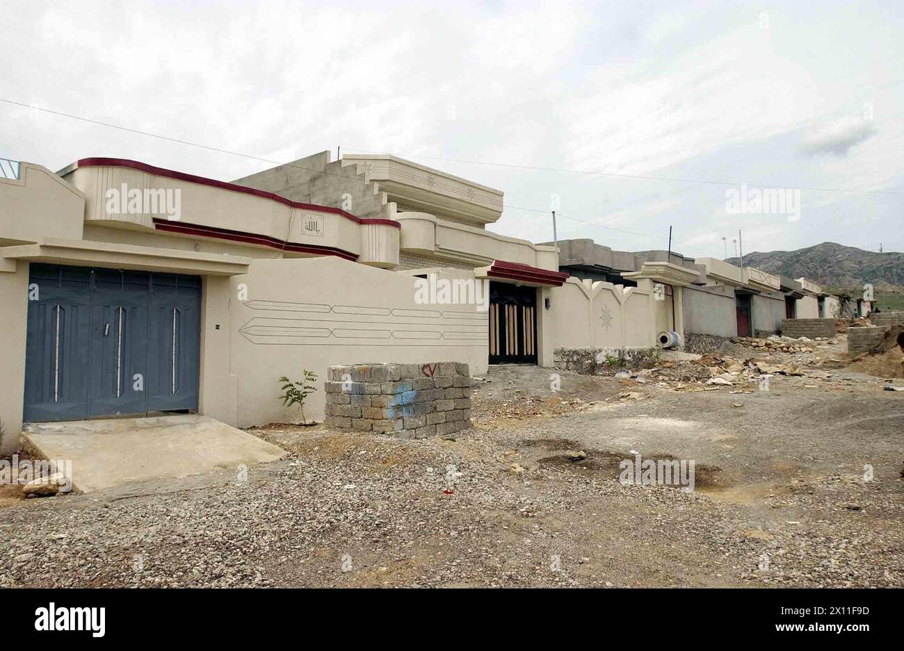 Construction continues on the new homes being built for the displaced ...