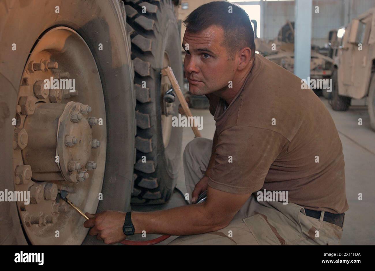 Wheeled vehicle mechanic hi-res stock photography and images - Alamy