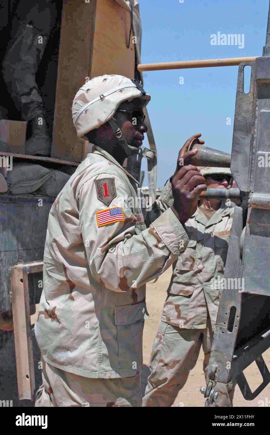 Pfc. Andrew Dempster of Bravo Company, 201st Forward Support Battalion ...