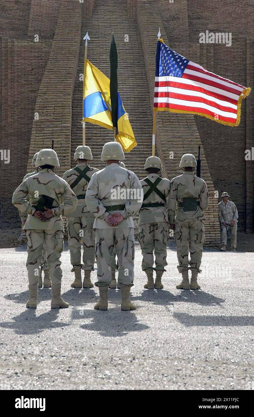 Ziggurat of ur soldiers hi-res stock photography and images - Alamy