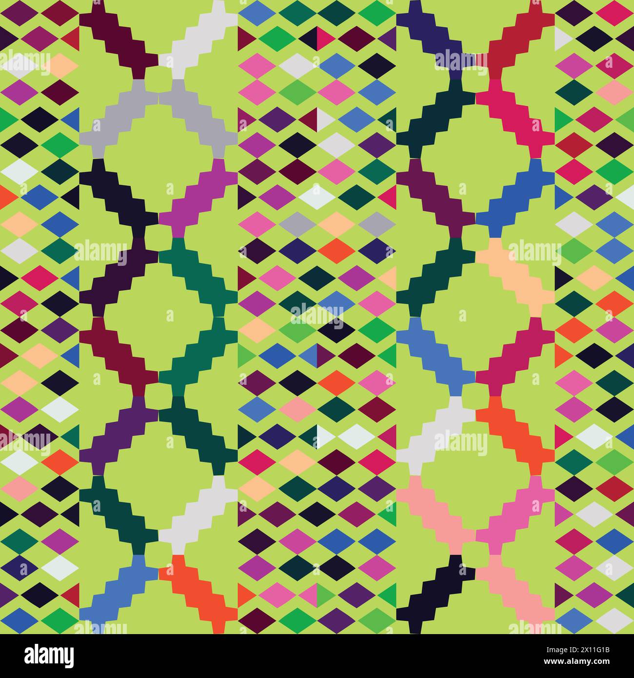 Geometric designs in vibrant shades of pink Stock Vector Images - Alamy