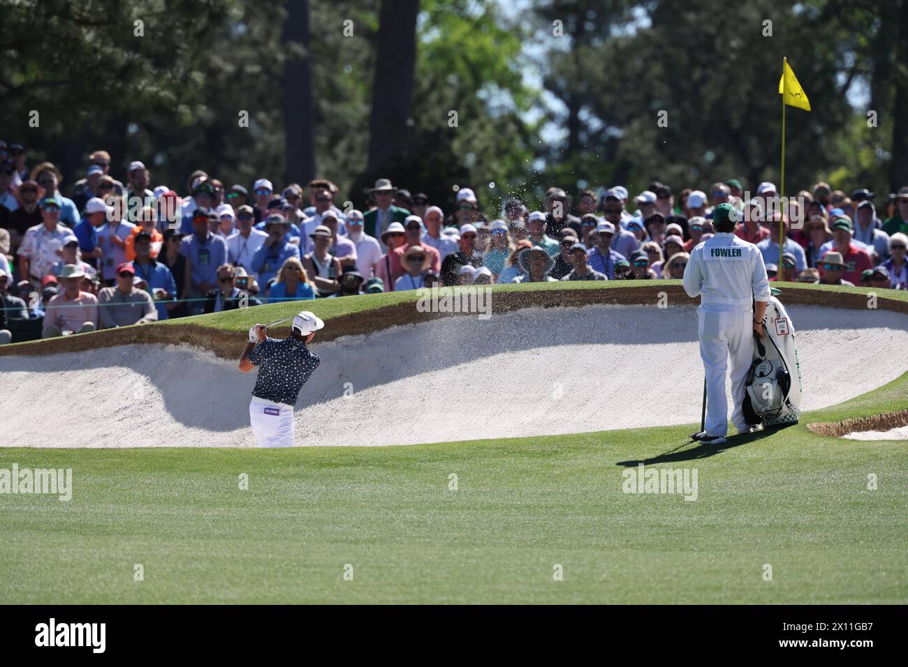 United States' Rickie Fowler during the day 3 of the 2024 Masters golf ...