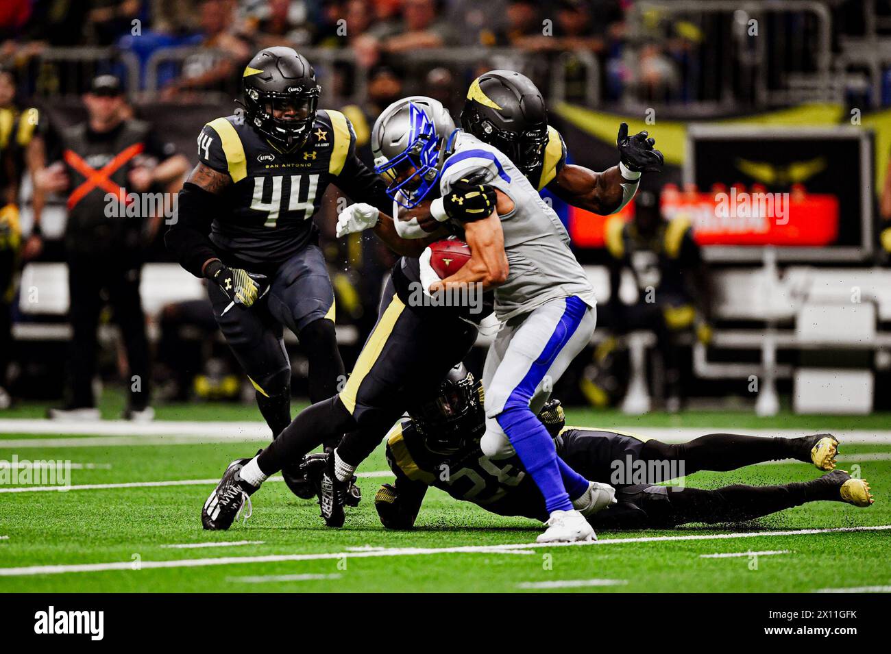 San Antonio, Texas, USA. 14th Apr, 2024. STL Battlehawks #11 WR Darrius ...