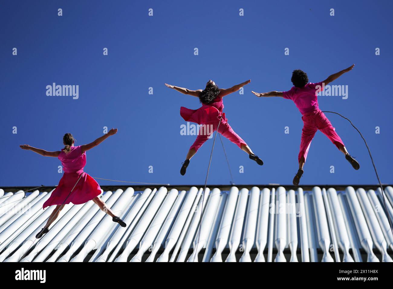 Dallas, United States. 13th Apr, 2024. Dallas, Texas, USA: Members of ...