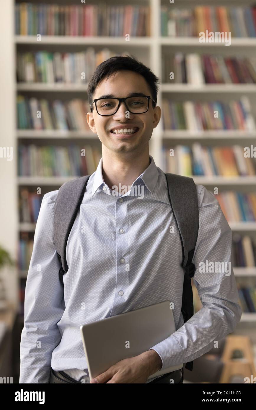 Portrait young schoolboy smiling camera hi-res stock photography and ...