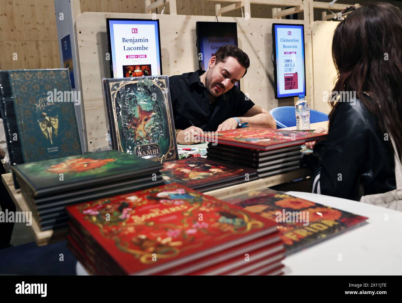 Paris, France. 14th Apr, 2024. French artist, author and illustrator ...