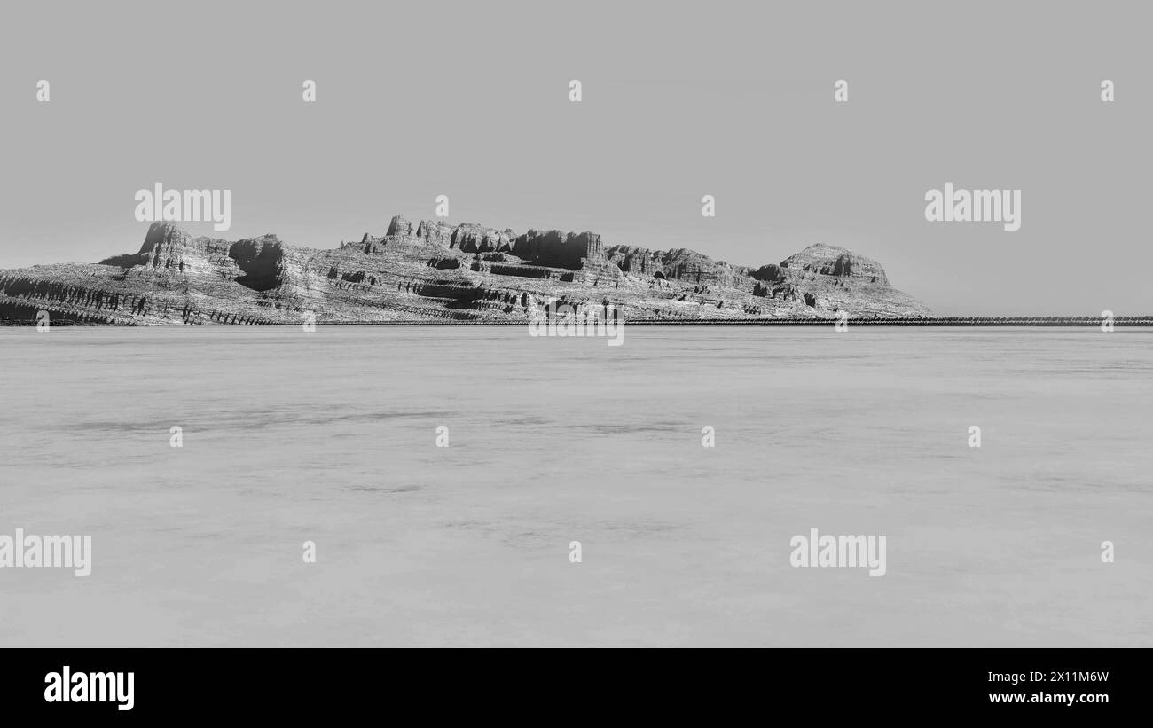 Desert simplicity Black and White Stock Photos & Images - Alamy