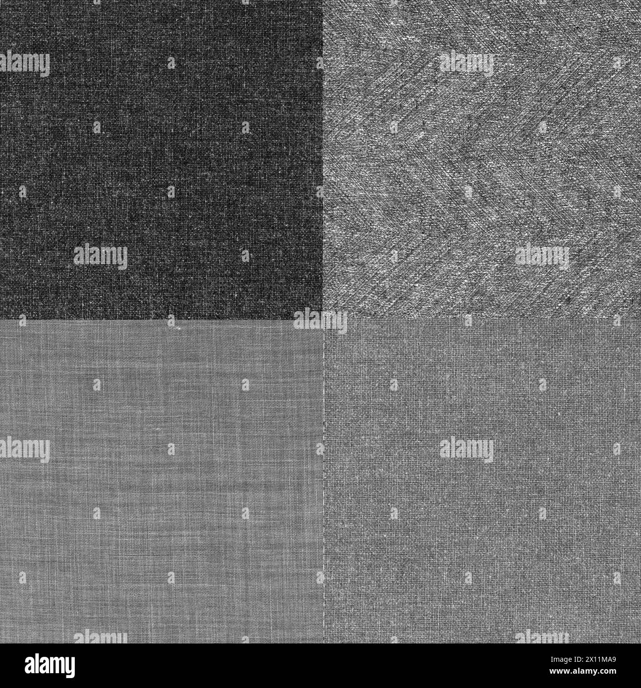 Black and white cloth texture background. Natural material pattern ...