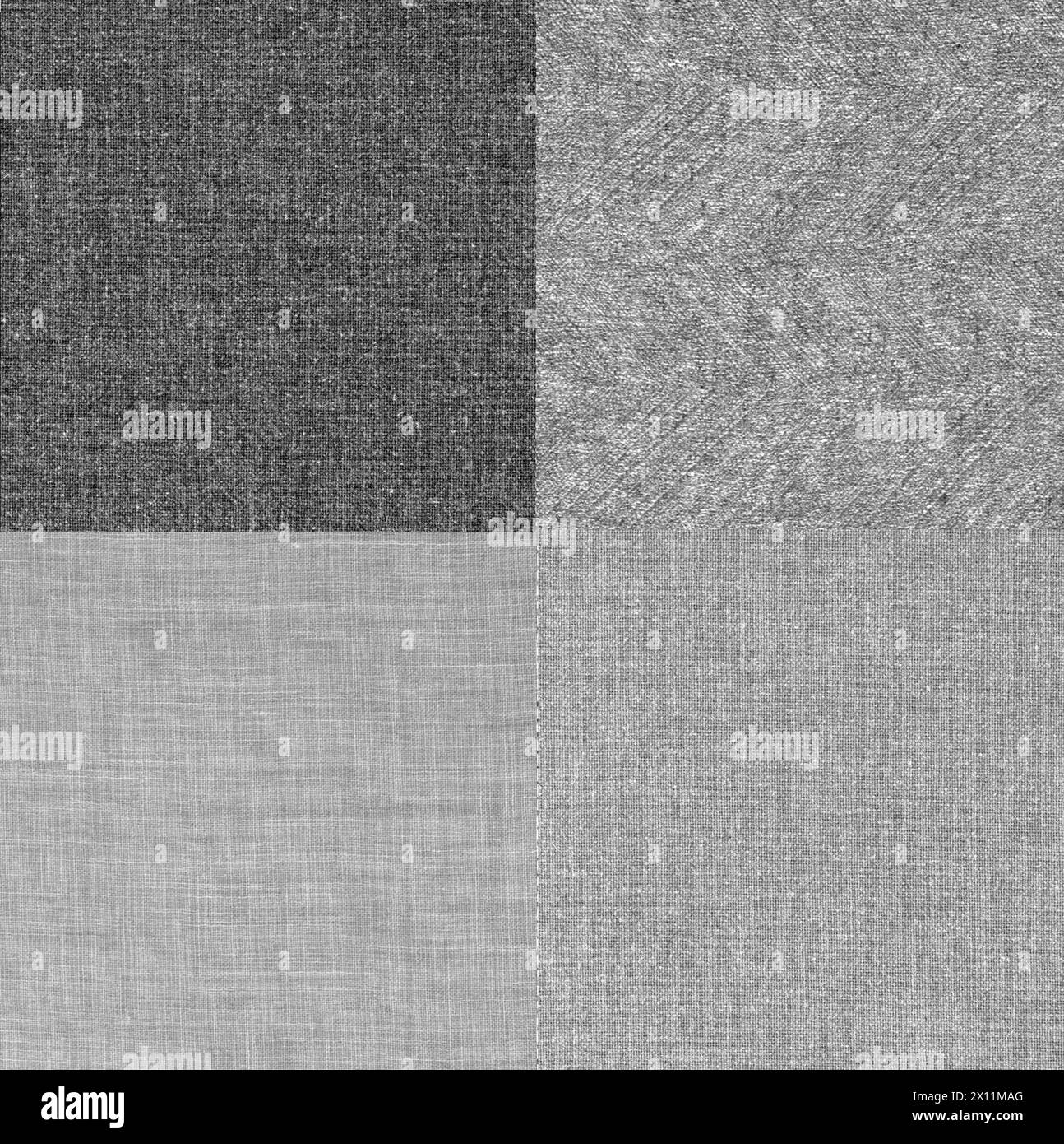 Black and white cloth texture background. Natural material pattern ...