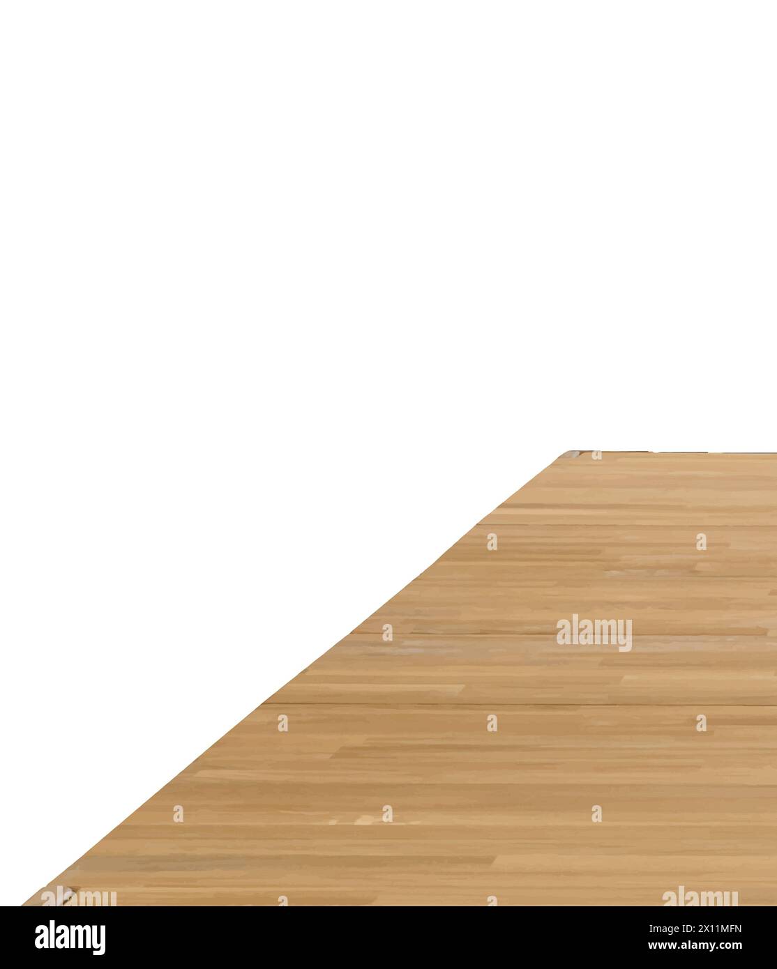 Natural oak wood table top over white background Stock Photo - Alamy