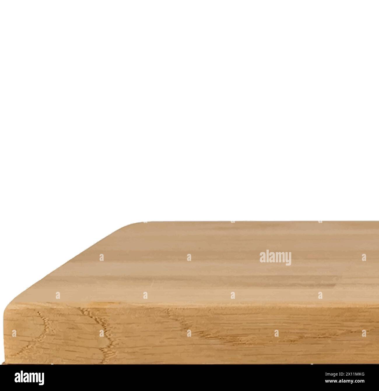 Natural oak wood table top over white background Stock Photo - Alamy