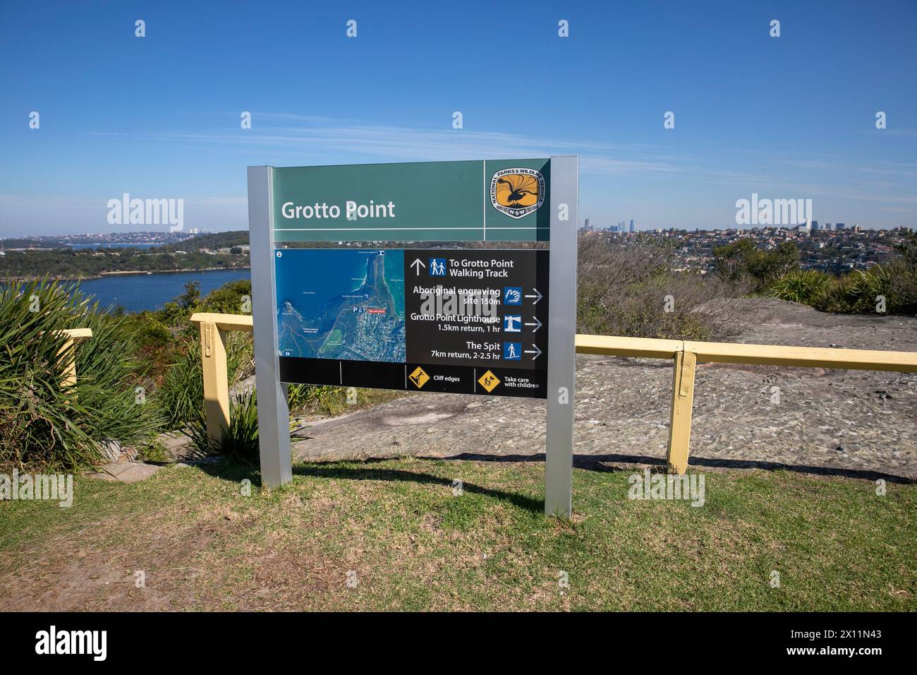 Grotto point sign hi-res stock photography and images - Alamy