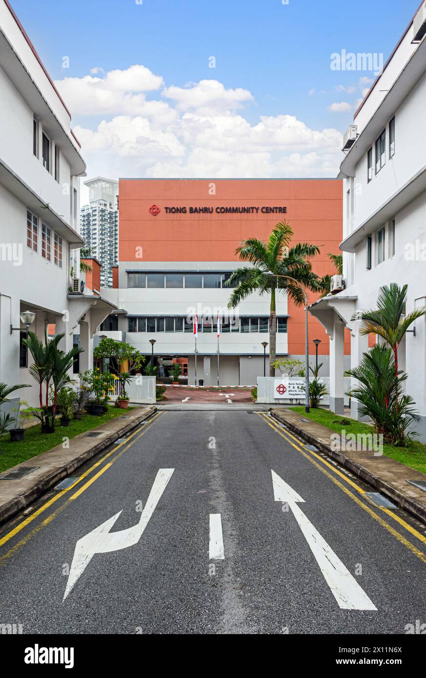 Tiong Bahru Community Centre, Tiong Bahru Estate, Singapore Stock Photo ...