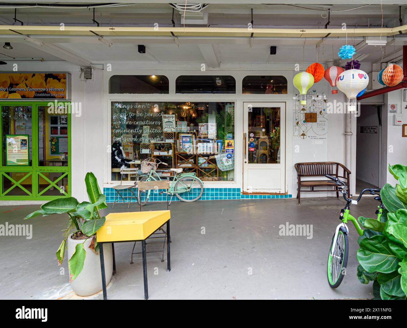 Cat Socrates shop in the neighbourhood of Tiong Bahru Estate, Singapore ...