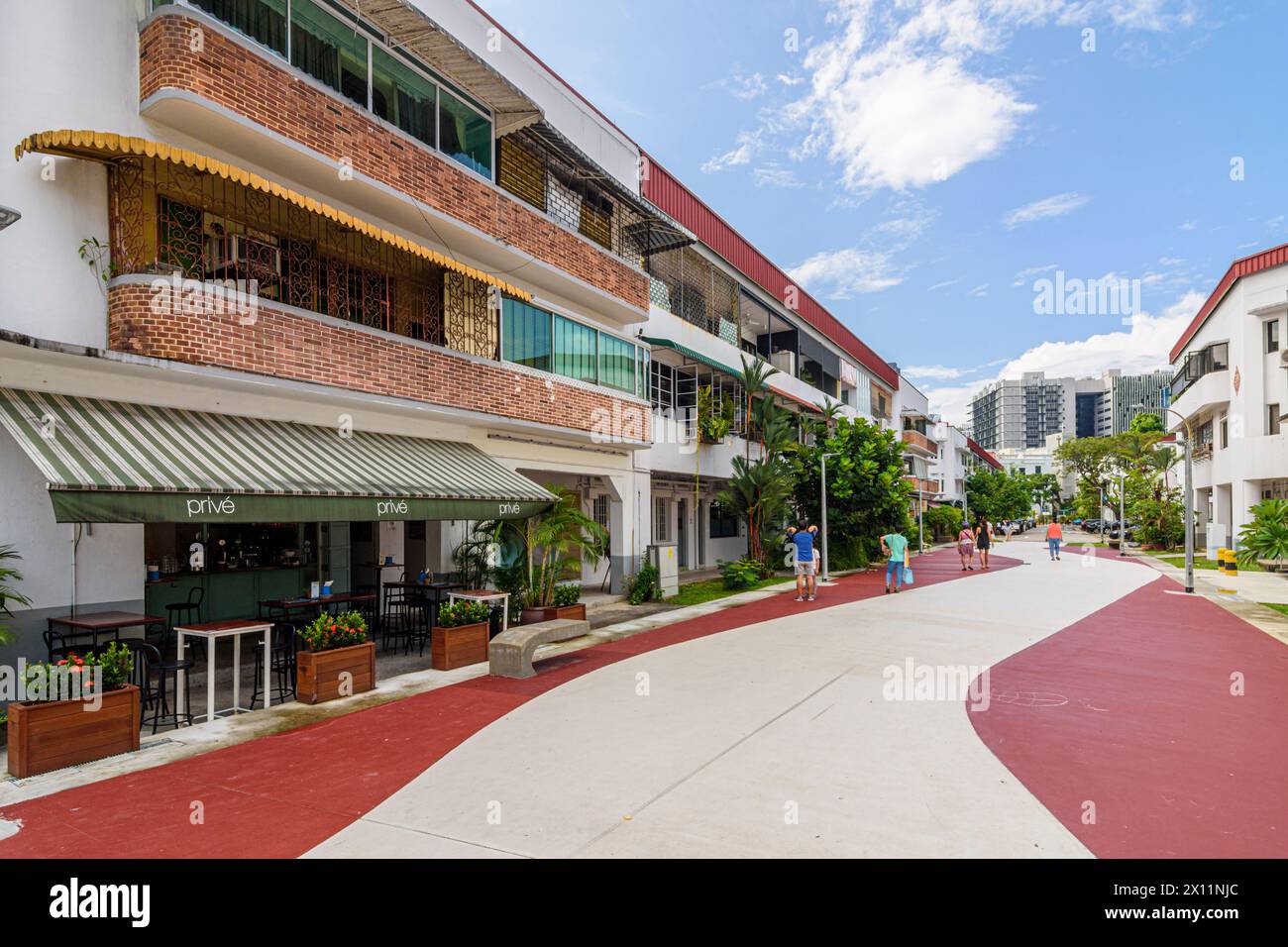 Singaporean Streamline Moderne architectural style buildings in the ...