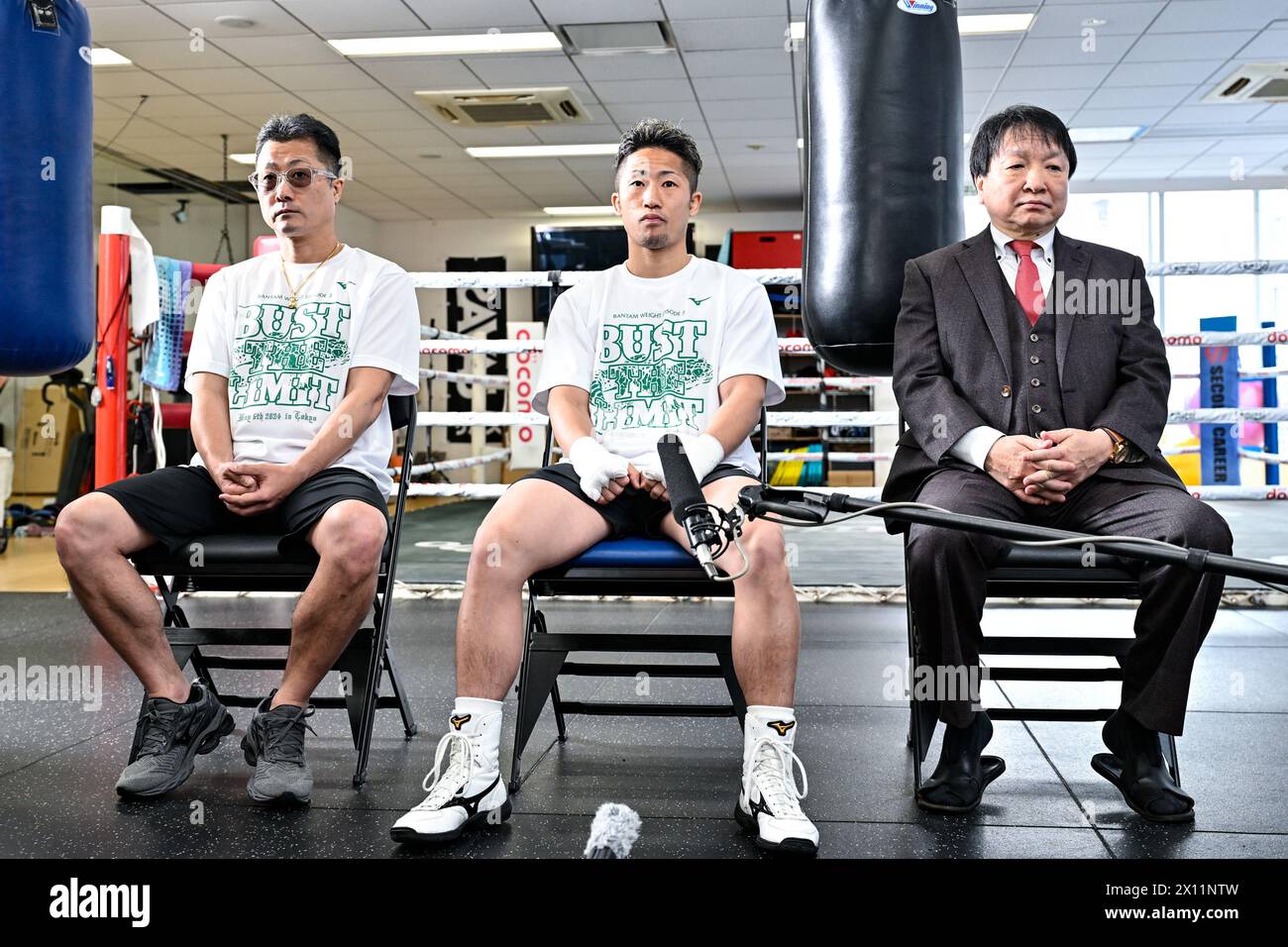 Yokohama, Kanagawa, Japan. 11th Apr, 2024. WBA bantamweight champion ...