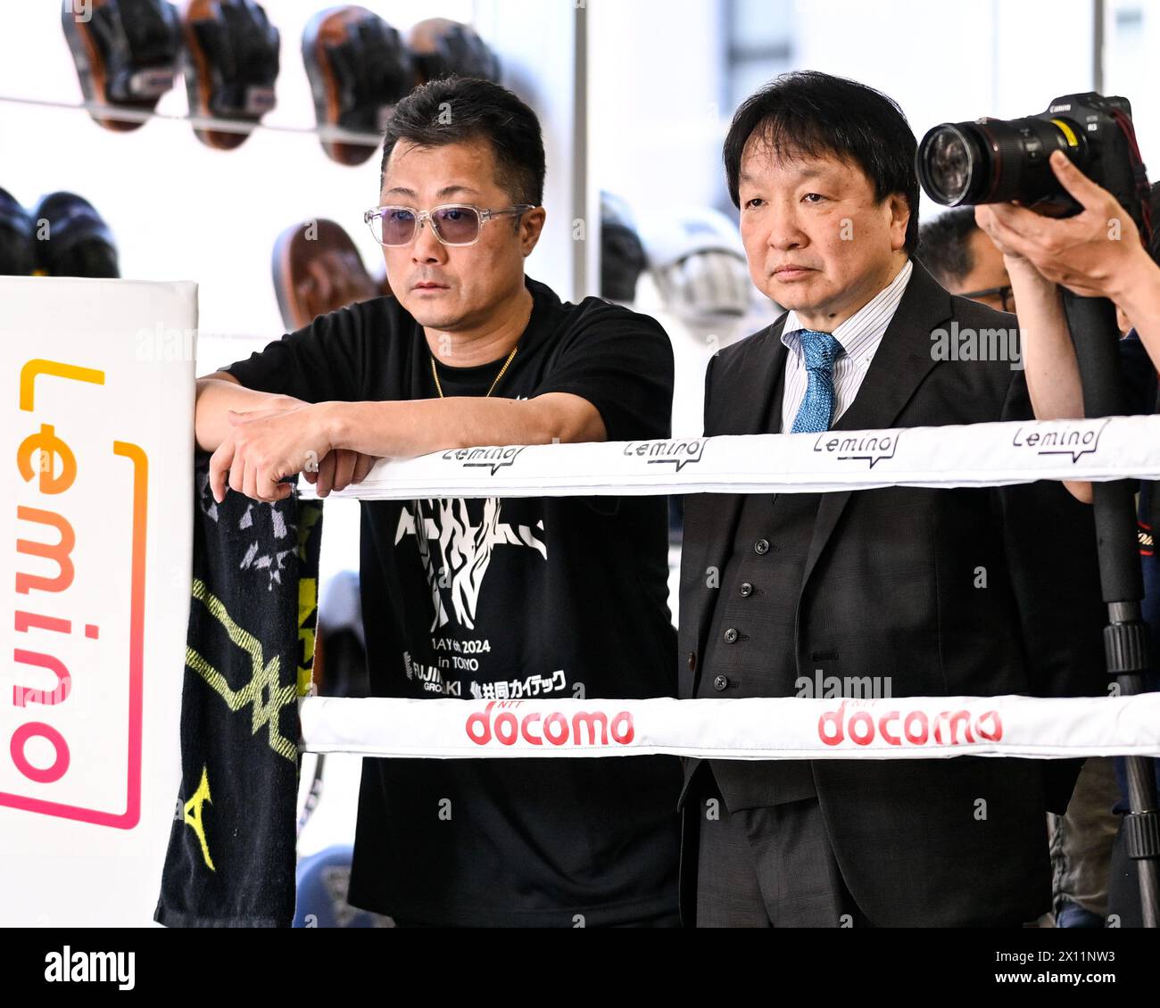 Yokohama, Kanagawa, Japan. 10th Apr, 2024. Naoya Inoue's trainer and ...