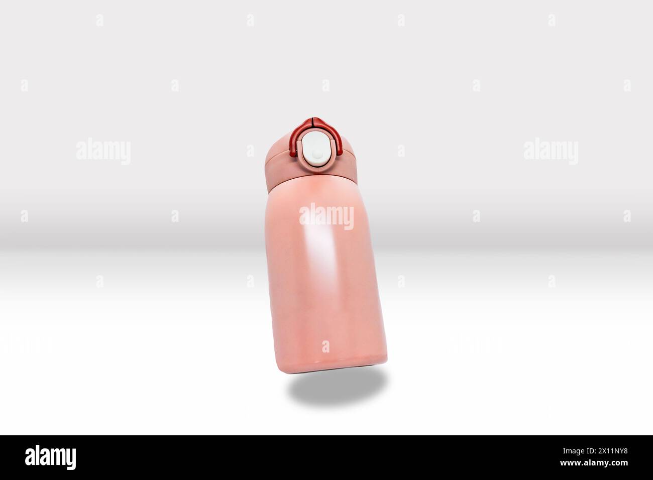 Pink Water Bottle Thermos Mockup 3D Stock Photo - Alamy
