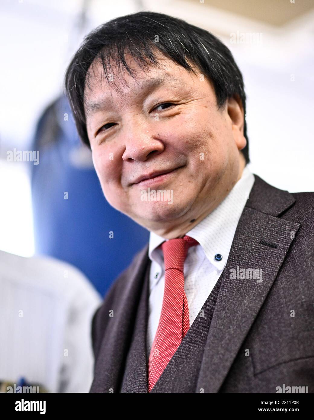 Yokohama, Kanagawa, Japan. 11th Apr, 2024. Ohashi Boxing Gym chairman ...