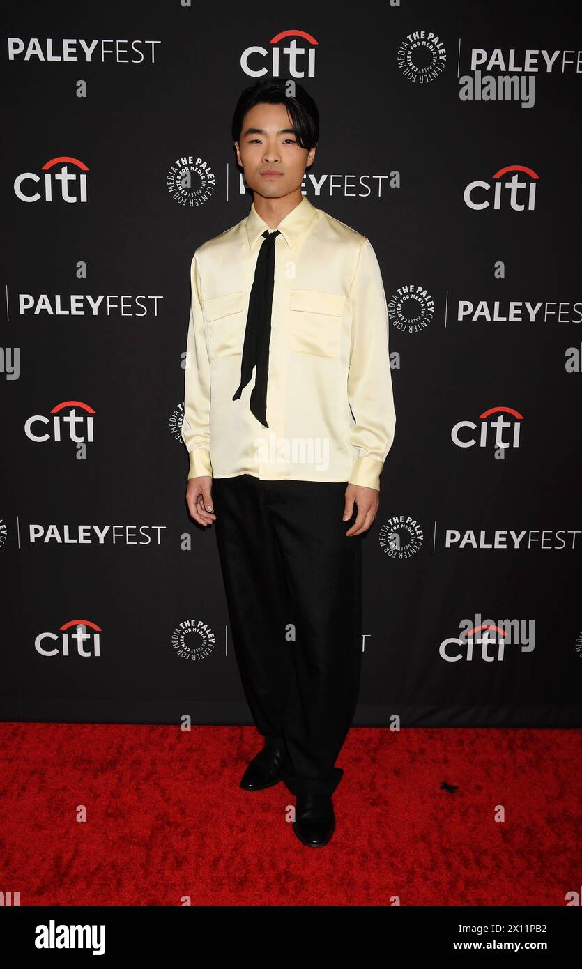 HOLLYWOOD, CALIFORNIA - APRIL 14: Dallas Liu attends the PaleyFest LA ...