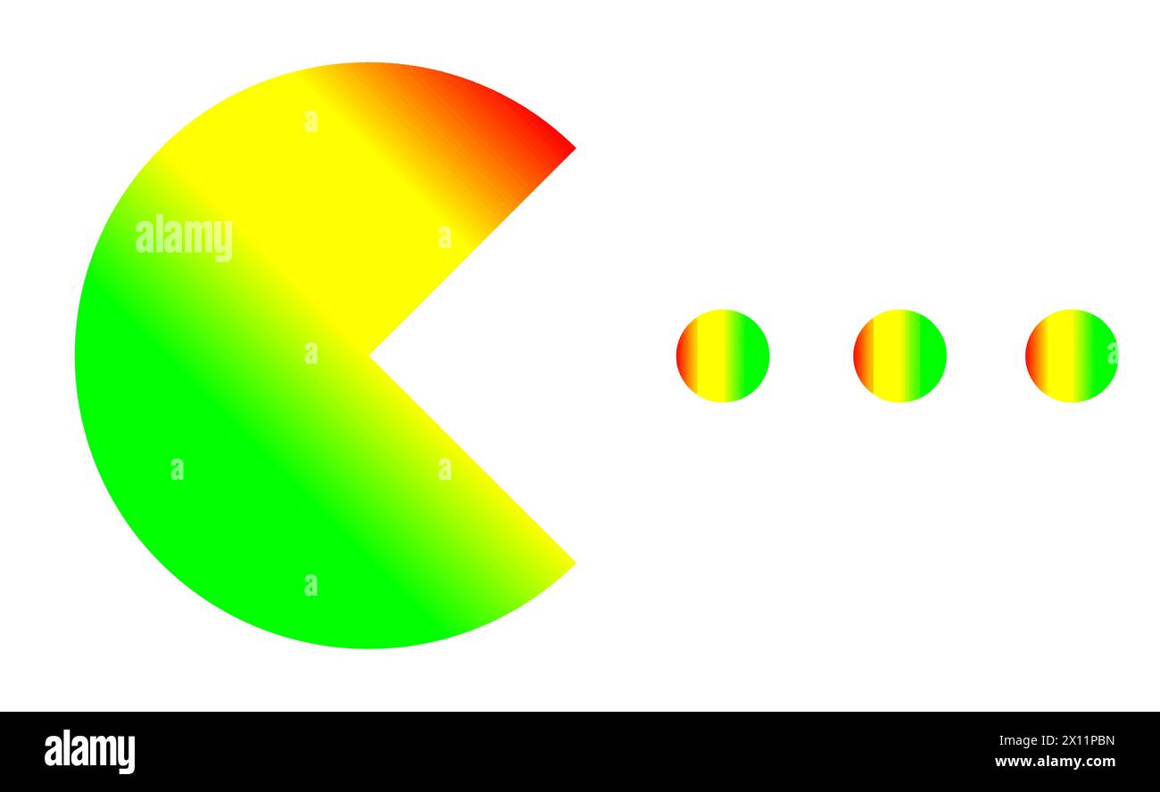 Old arcade game character, retro game illustration isolated over white ...