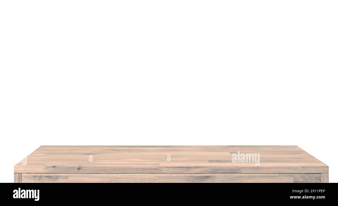 Natural wood furniture white Stock Vector Images - Alamy