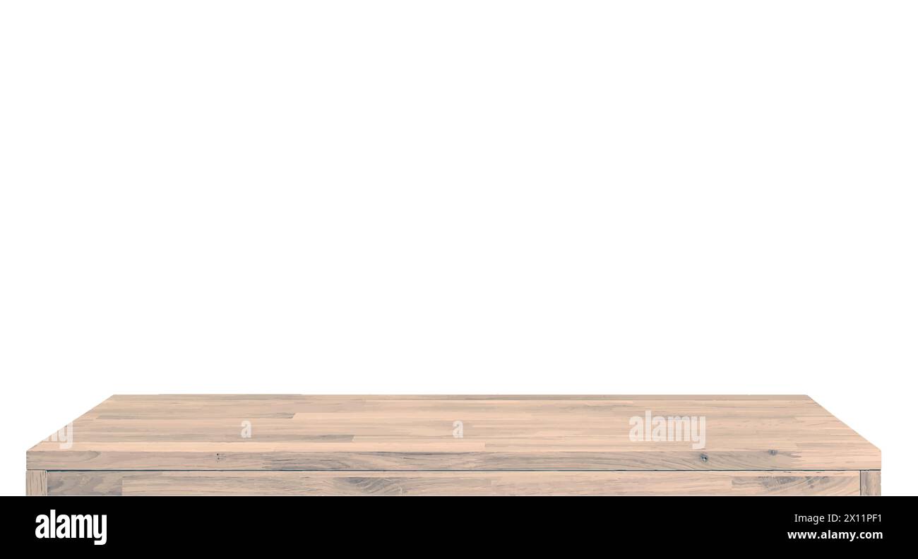 Oak wooden table tabletop top Stock Vector Images - Alamy