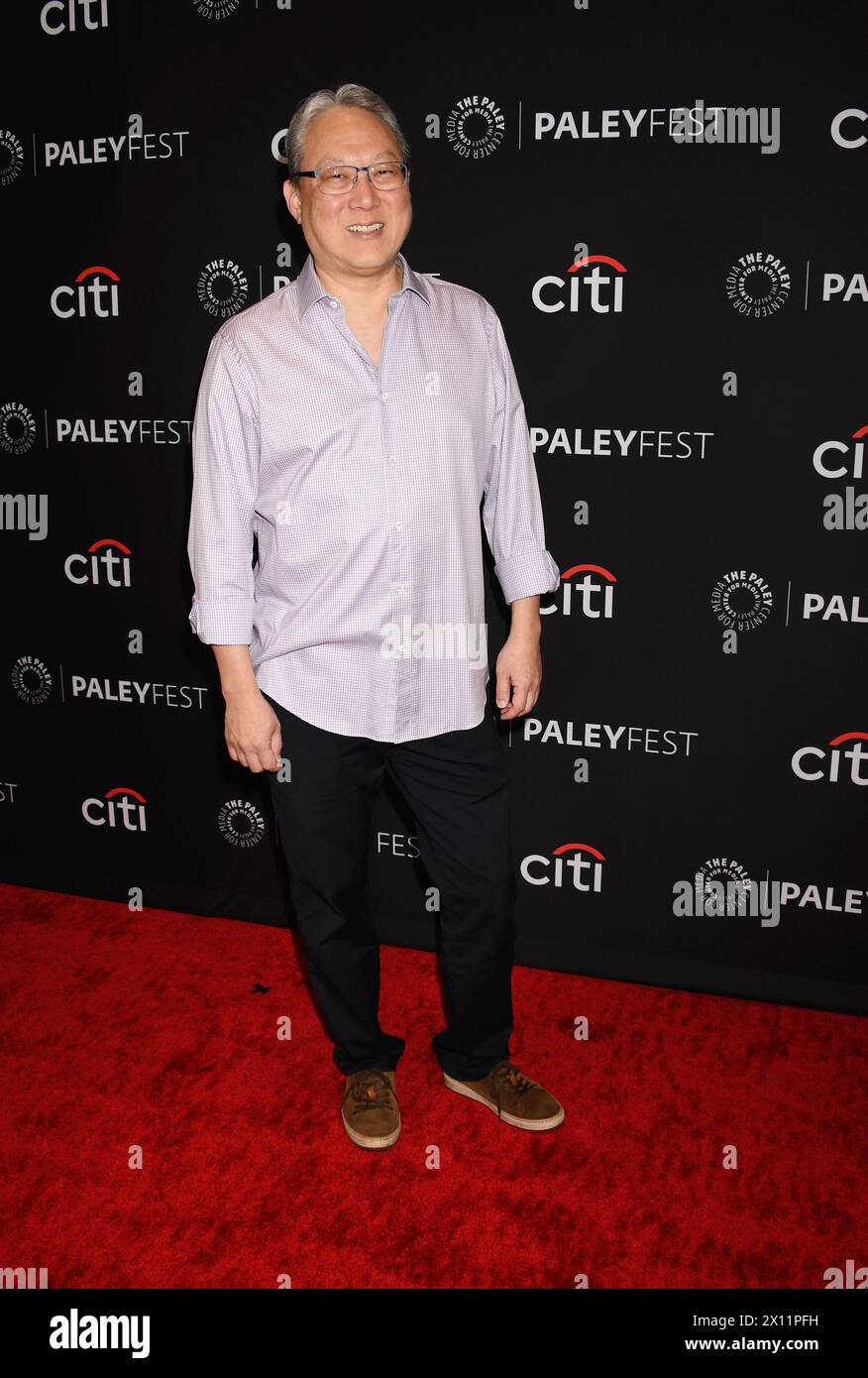 HOLLYWOOD, CALIFORNIA - APRIL 14: Albert Kim attends the PaleyFest LA ...