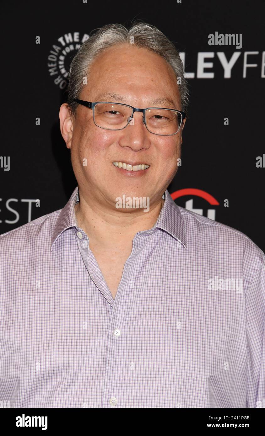 HOLLYWOOD, CALIFORNIA - APRIL 14: Albert Kim attends the PaleyFest LA ...