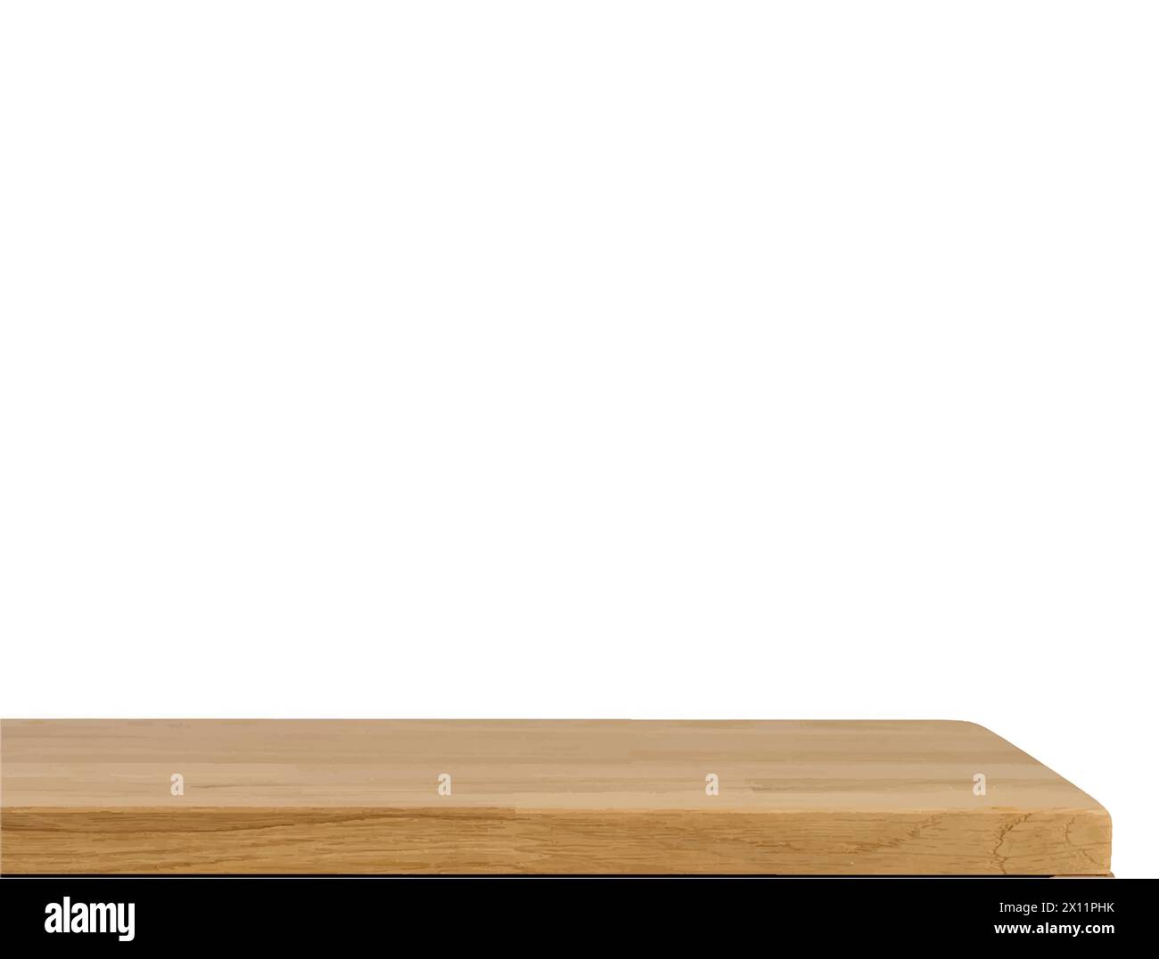 Wooden dinner table surface. Natural wood furniture close view ...