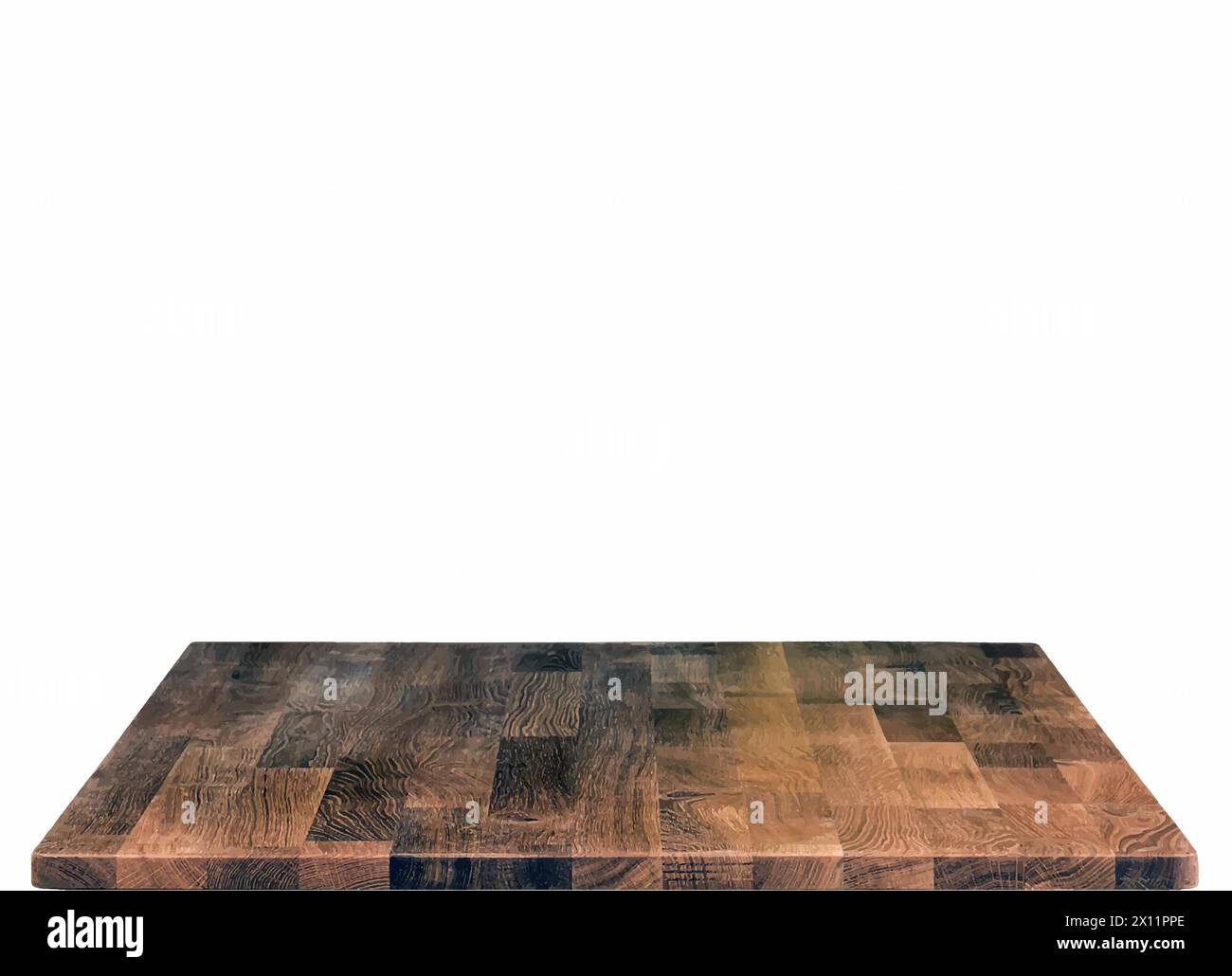 Wooden dinner table surface. Natural wood furniture close view ...