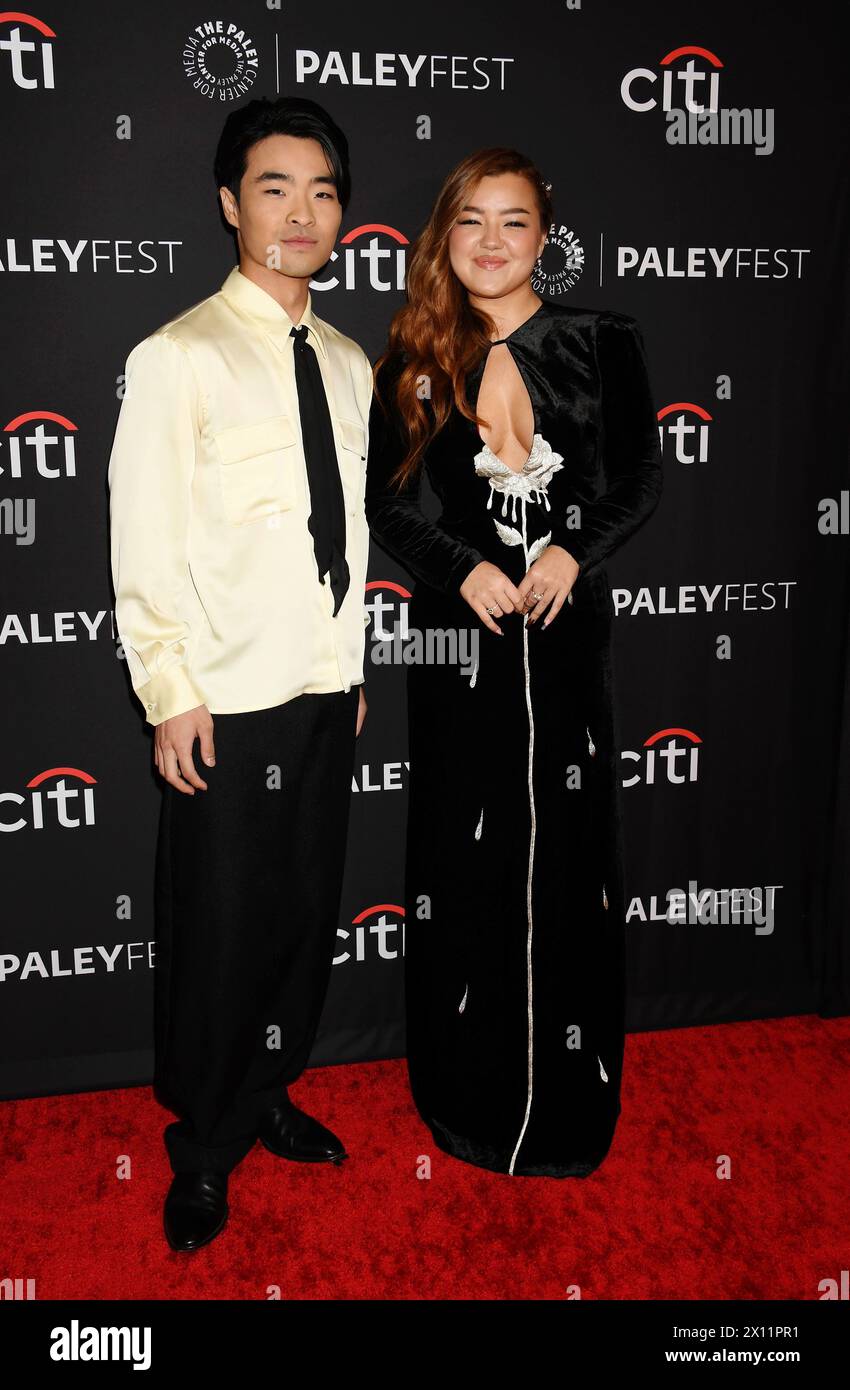 HOLLYWOOD, CALIFORNIA - APRIL 14: (L-R) Dallas Liu and Elizabeth Yu ...