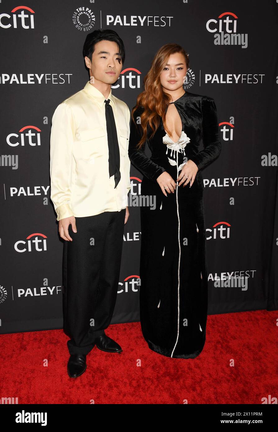 HOLLYWOOD, CALIFORNIA - APRIL 14: (L-R) Dallas Liu and Elizabeth Yu ...
