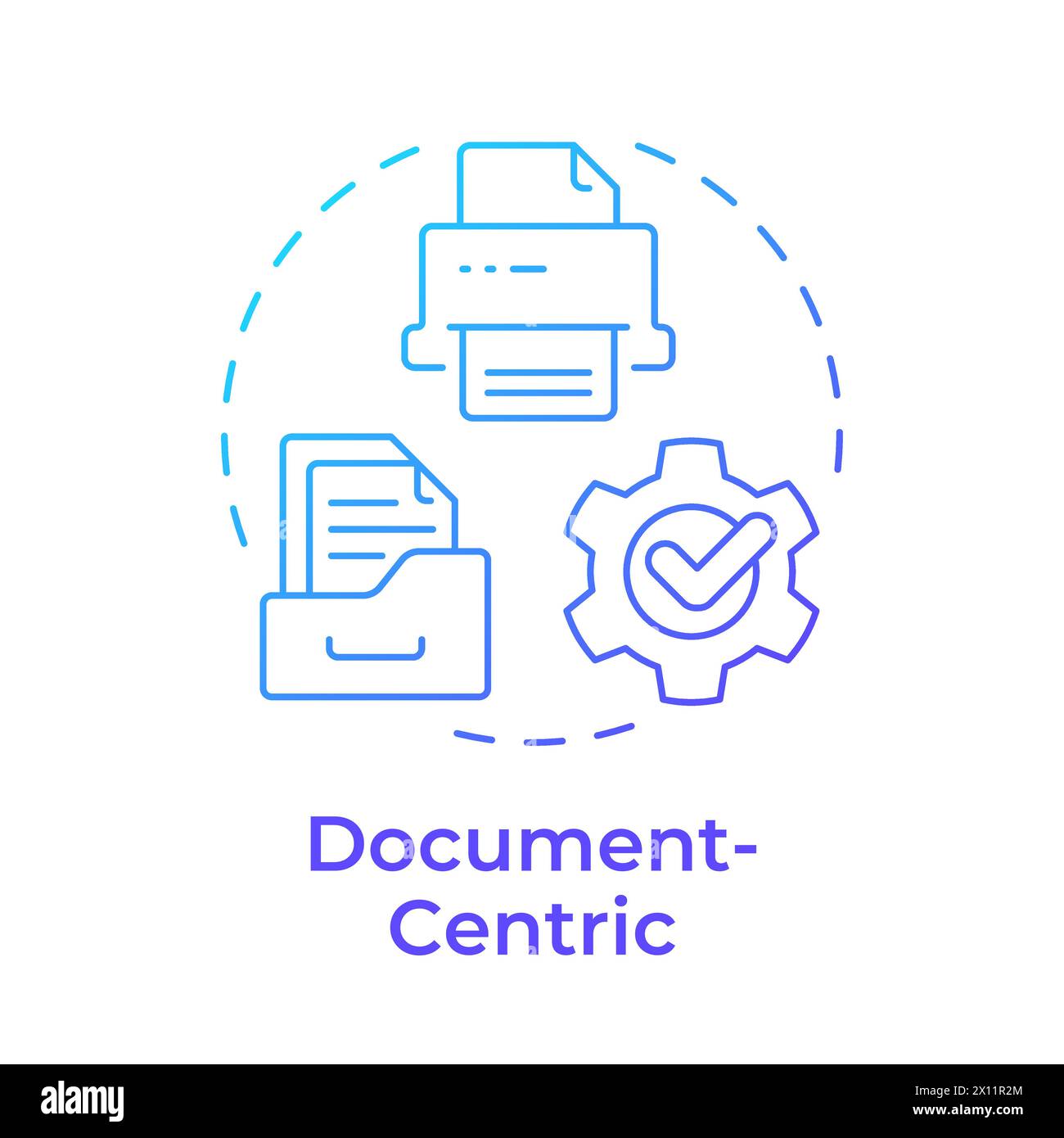 Document-centric blue gradient concept icon Stock Vector Image & Art ... Document-centric blue gradient concept icon Stock Vector Image & Art ...