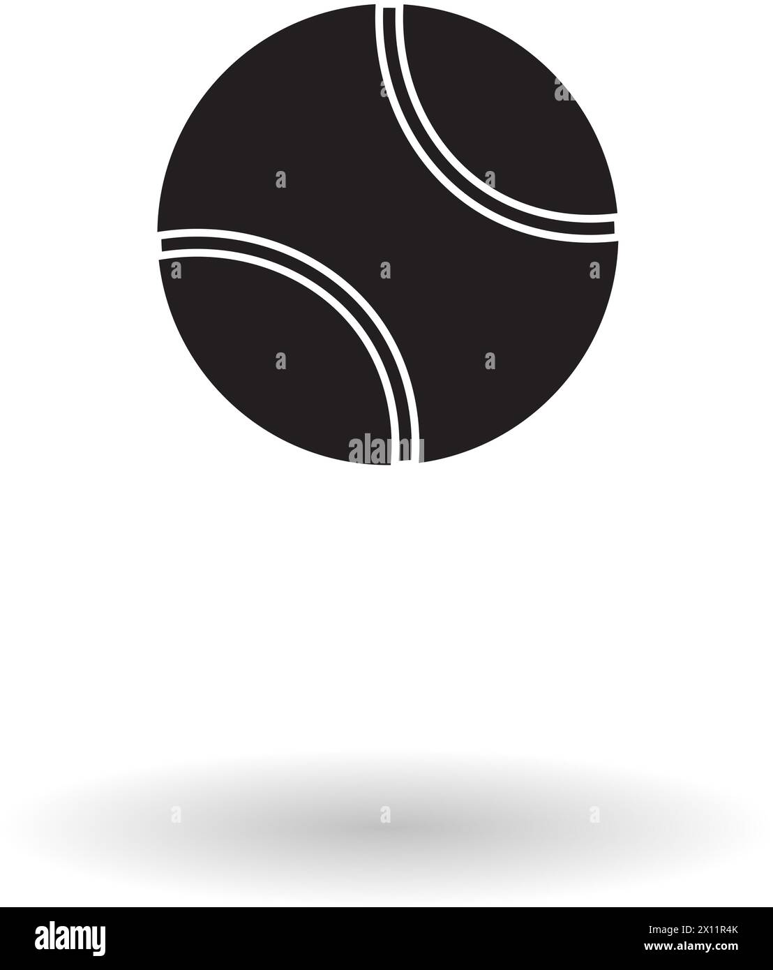 Tennis ball pictogram over white background vector illustration. Tennis ...