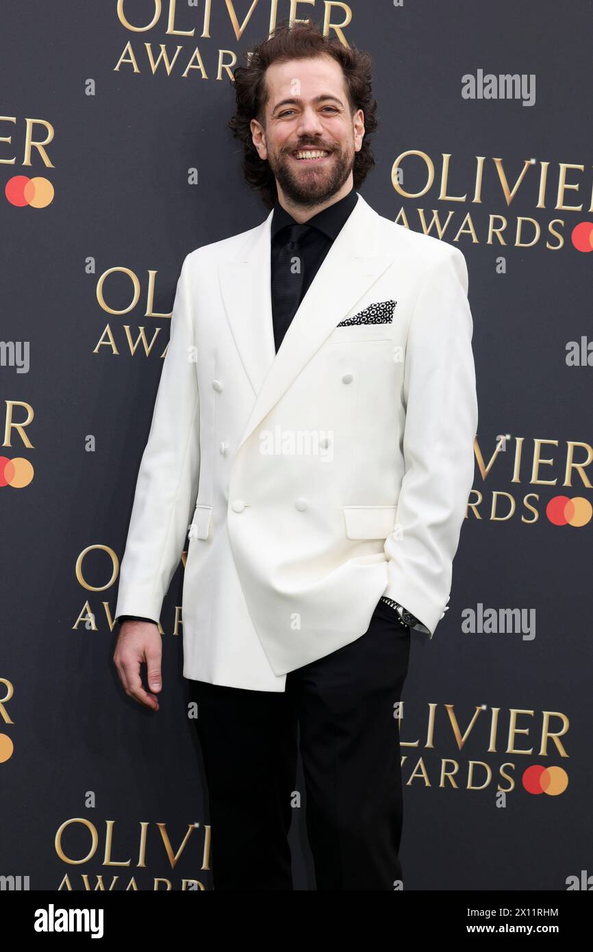 London, UK. 14th Apr, 2024. Felix Hagan attends the Olivier Awards 2024 ...