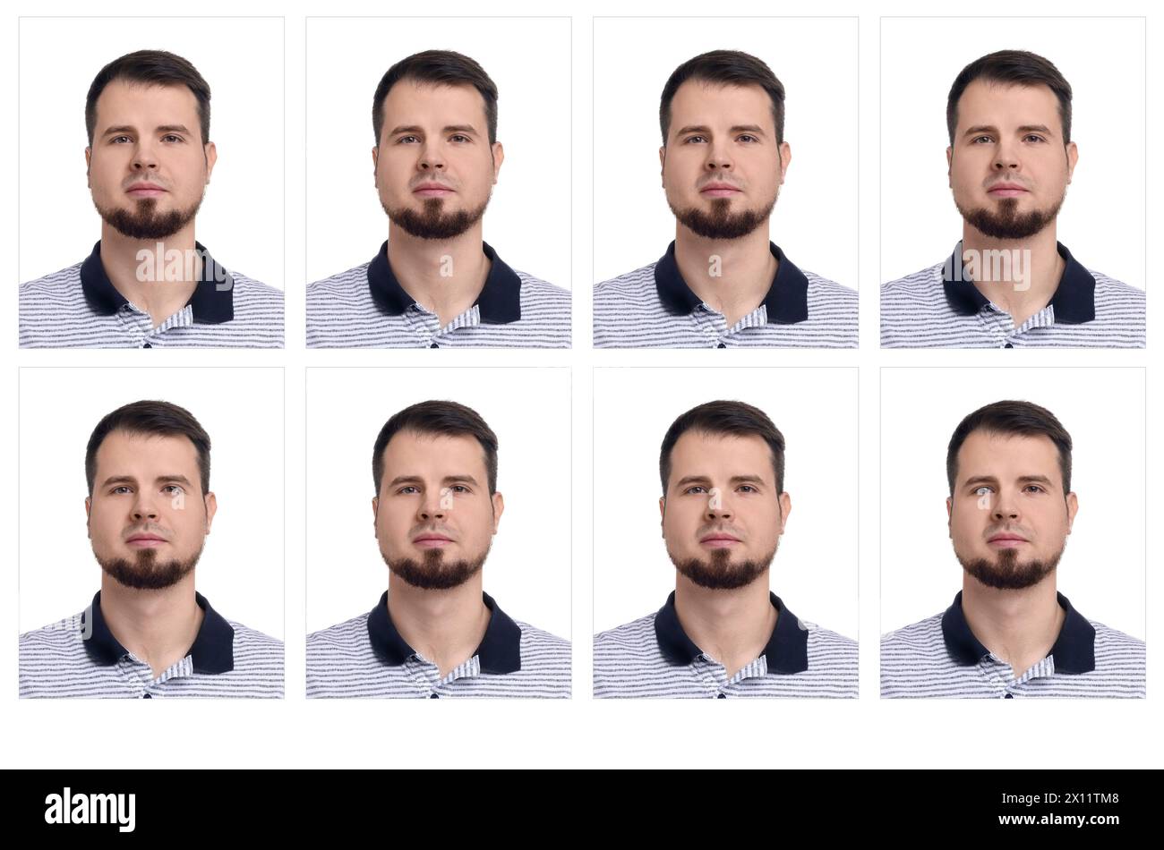 Passport photo man hi-res stock photography and images - Alamy