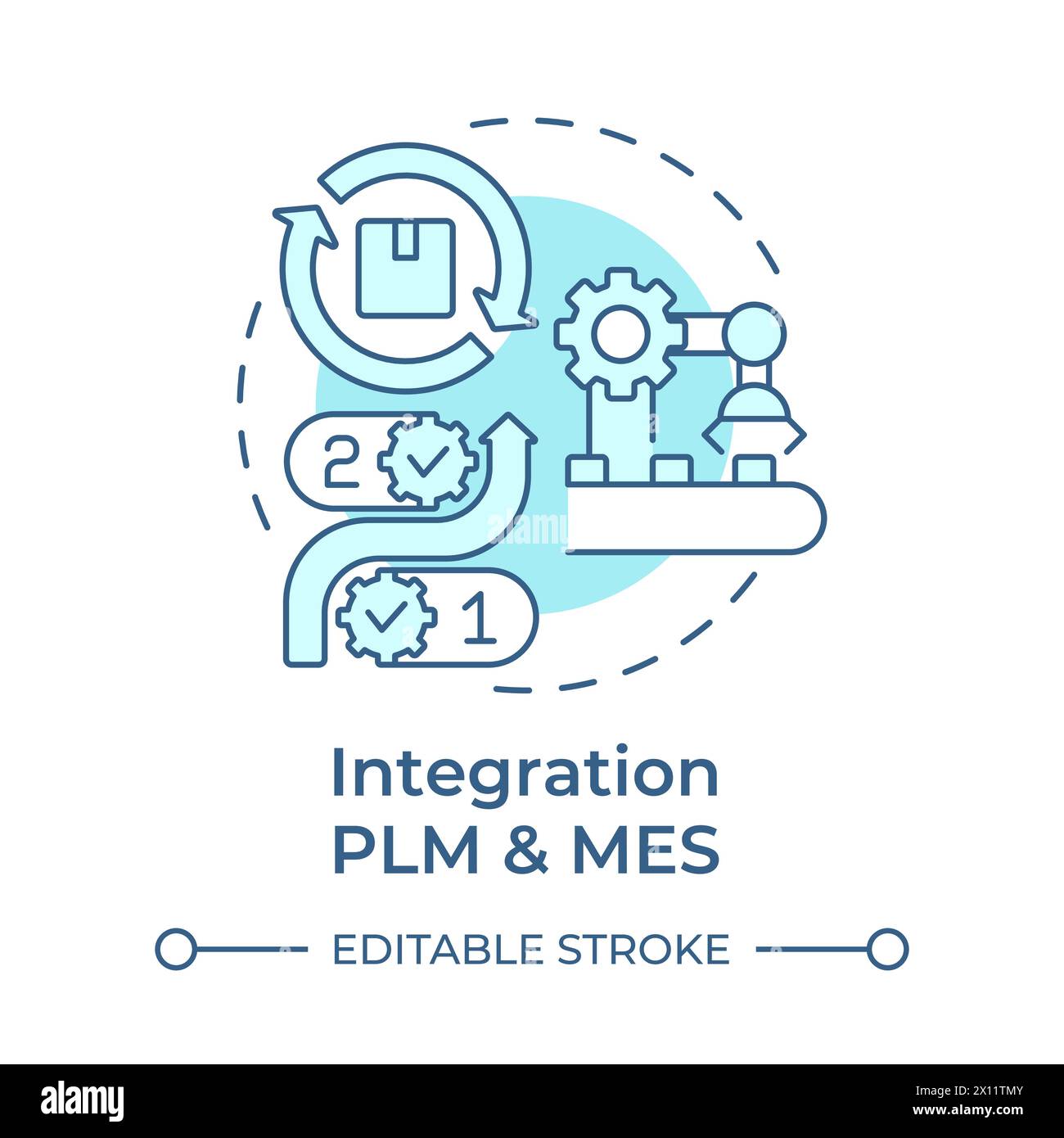 Integration PLM and MES soft blue concept icon Stock Vector Image & Art ... Integration PLM and MES soft blue concept icon Stock Vector Image & Art ...