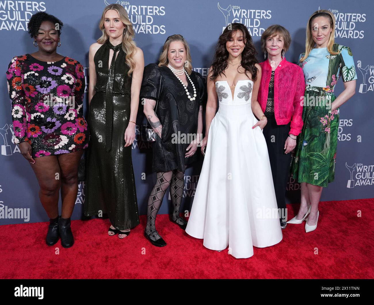 Los Angeles, USA. 14th Apr, 2024. (L-R) Jihan Crowther, Nora ...